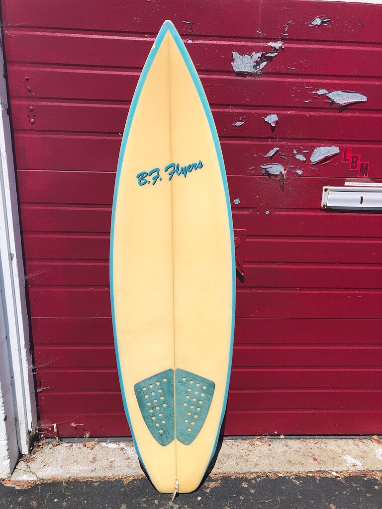 Need help identifying vintage shortboard "BF Flyers" - General ...