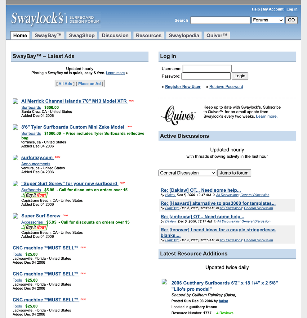SWAYLOCKS Marketplace - Announcements - SWAYLOCKS